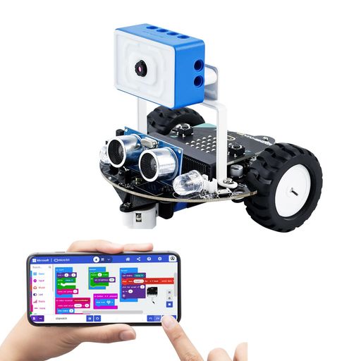 【マイクロコンピュータMicro:bit向けプログラミング教育キット】Micro:bitは加速度センサー、磁気センサー、プログラム可能なボタン2つ、25個の単色LEDなど、一般的なセンサー機器を小型サイズに集約。幼児向けSTEMコーディング...