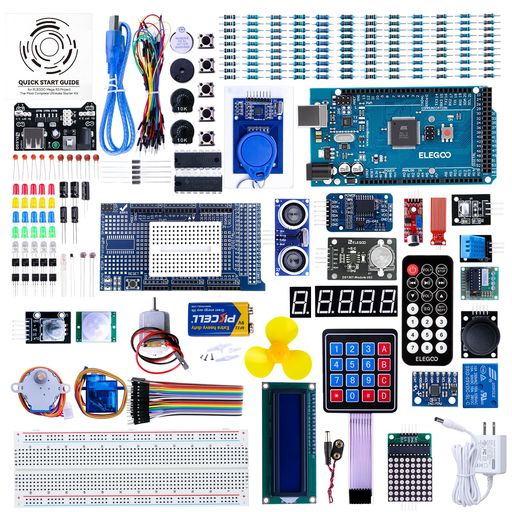 MEGA2560は、200個以上のコンポーネント付き、初心者向け、高品質の電子工作キットです 無料PDFチュートリアルを収録しています(レッスンが35以上)ご注意:CDが付属しておりません。チュートリアルのダウンロード方法は取扱説明書にご覧...