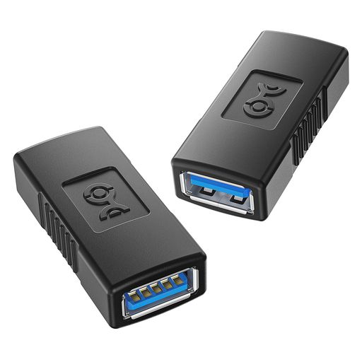PC 【ご注意:USB Type-Aホストのみに対応!iPhoneに非対応!!】USBメスメス 中継アダプターを用いると、両側にType Aのオス端子が搭載されたUSB 3.0/2.0/1.x ケーブルをもう一本のUSB ケーブルと接続可能...