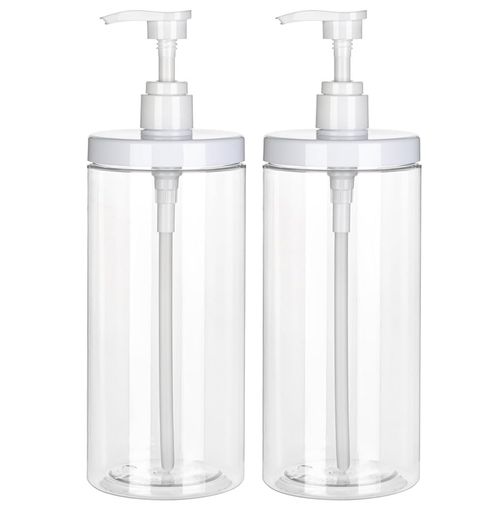 「商品仕様」素材:pvc、サイズ:直径約9cm*高さ約22cm(1000ml)、カラー:クリア、セット内容:2個セット 「1000mlの大容量」1000mlの大容量を実現した詰め替えボトルで、一回の補充で長期間ご使用いただけ、頻繁な詰め替え...