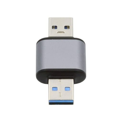 USB 3.0/3.1 タイプAオス右向き矢印USB 3.0/3.1 Aオスデータアダプター 10Gbps延長 ノートパソコンデスクトップ用 コネクタ1:USB Type-A オス 10Gbps アダプターはUSB 3.0データと電源のみを...