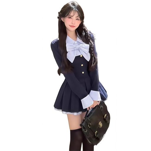 🌺良質の材料を採用しており、肌触りはサラサラしていて快適に過ごせます 、手で触ると質感やクオリティなどが良い。誰でも簡単に着ることができます、非常に美しく、魅力的に見えます 🌺学院風のデザインは、青春、活発な...