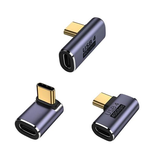 【USB-C L字型変換アダプタ】USBコネクタからタイプCへの変換を実現するL字型アダプタです。直角設計により、デバイスをスムーズに接続でき、スペースを有効活用します。USB C L字接続で、すっきりとした配線を楽しめます。小型軽量なので...