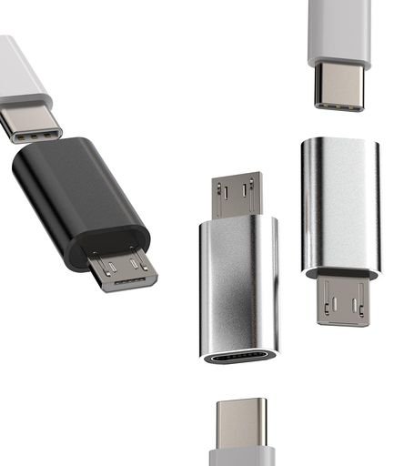 【多機能変換アダプター】タイプCメスからmicro usbオスへの変換アダプターは、高速かつ安定したデータ転送を可能にし、Android マイクロ USB 携帯電話とコンピュータ間のデータ転送とバックアップは、USB-C ケーブルを介して接...