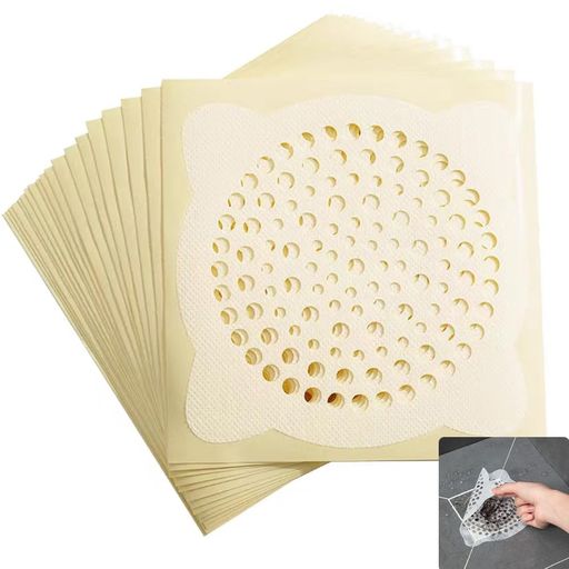 【商品情報です】セット内容:30枚入。サイズ:直径15cm。素材:ポリプロピレン(不織布)紙(くの紙)を使用しています。 【取り付けが簡単】粘着タイプで、取り付けが簡単でわずか数分で取り付けできます。流れる髪とゴミが一緒に集まるとき、それを...
