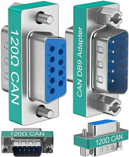 商品の特徴・120Ω抵抗内蔵のCAN-BUS DB9アダプター4個入り。・一方はオスコネクタ、もう一方はメスコネクタ。・ピン2とピン7の間に高精度抵抗（許容差最大1%、1/4ワット、120Ω）を内蔵。・INNOMAKER USB2CAN、P...