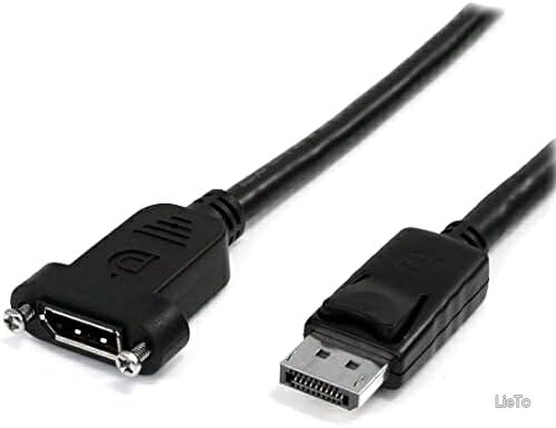 商品の特徴・パネルマウント対応DPケーブル:DisplayPort v1.2 オス - メス延長ケーブル(91cm)。4K x 2K(3840x2400p 60Hz)、21.6Gbps帯域、HBR2、8chオーディオ、MST、GTC(オーデ...