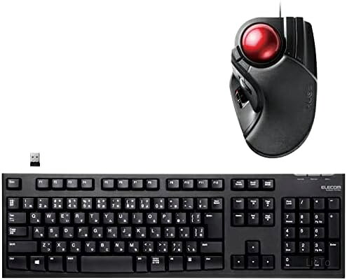 商品の特徴・[マウス特徴]直径52mmの大型トラックボールが実現する想像を超えた操球感! 長時間のPC作業における手首への負担を軽減するパームレストを搭載した、人差し指・中指操作タイプのトラックボールマウス“HUGE"。・[キーボ...