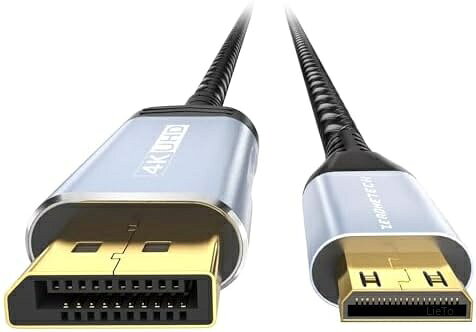 商品の特徴・【DisplayPort → Mini HDMI 変換ケーブル】DisplayPort 機器と Mini HDMI 機器を安定かつスムーズに接続でき、オフィス・ゲーム・映像視聴など、さまざまなシーンに対応！・【4K UHD解像度...