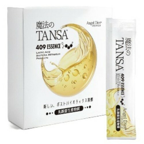 魔法のTANSA 409 エッセンス 4mL×30包入 短鎖脂肪酸を含有するPS-B1の100％原液です。 マイルドな酸味があるのみで、ドリンクやスイーツだけでなく普段のお食事にも追加してお召し上がりいただけます。 効率よくPS-B1を摂取...