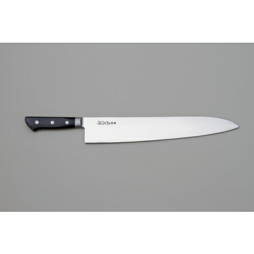 広告文責・販売事業者名:株式会社ビアンカTEL 050-5838-0748・・・・・　商　品　詳　細　・・・・・ 商品名 正広作 日本鋼口金付包丁 牛刀 330mm 13015 商品詳細 日本鋼口金牛刀シリーズは、切れ味の持続性に優れた、オ...