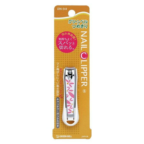 商品名 キャッチャーつめきり DN-344 Sサイズ サイズ 長さ66mm 材質 本体・特殊浸炭材、クロムメッキ/キャッチャー・ポリプロピレン樹脂/ヤスリ・ステンレス鋼特殊加工(エッチング) 規格概要 サイズ：長さ66mm タイプ：S 備考...