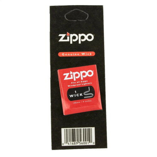 商品名 ZIPPO wick ジッポー ウイック 替芯 1個入 内容量 1個 商品説明 ●ジッポーライター専用の替芯です。●長さは約100mmでインサイドユニット内のオイルを発火石まで吸い上げる役目をします。●長期間使用しているとすす等で黒...