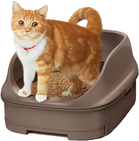 商品説明■　商品特徴●リビングでも快適！スタイリッシュに! ●本体は出入り口の高さを抑えているので、猫ちゃんも出入りしやすくなっています♪ ●針葉樹チップと脱臭シートで脱臭 ●シートの取り換えを週に1回にして掃除を楽に 　 49010705...