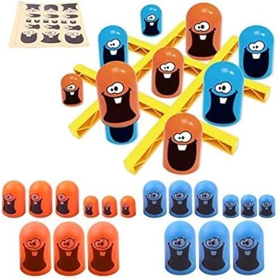 知育玩具 ボードゲーム 子供向け ボードゲーム tic tacs ゴブレット ゲーム tic tac toe ゲーム Tic-Tac-Toe ゲーム サプライズチックタックトゥ ブルーオレンジゴブルゲーム ボードゲーム インドアゲーム 思考...