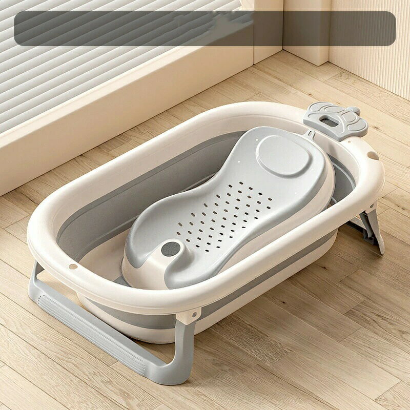▲バスは環境に優しい素材を使用し、無毒無害で、赤ちゃんの安全を確保します。縁は滑らかで、赤ちゃんのデリケートな肌を傷つけません。人間工学に基づいたデザインで、快適なサポートを提供し、赤ちゃんが入浴を楽しめるようにします。 ▲折りたたみ式バス...