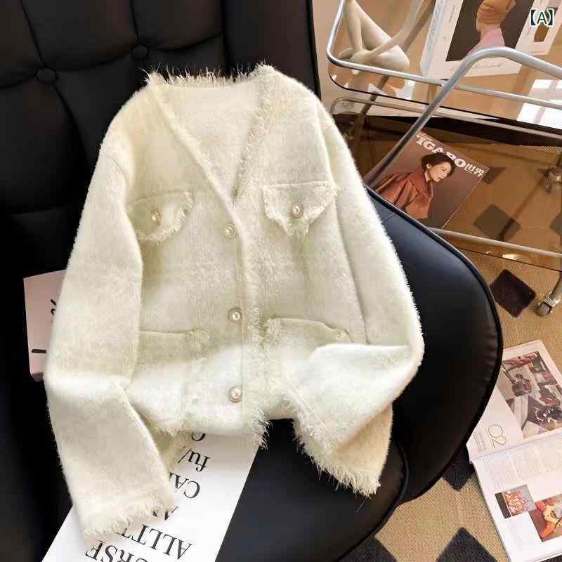 ・素材: ポリエステル・柄: 都市風・厚さ: 中程度・組み合わせ形式: 単品・スタイル: カーディガン・フィット: レギュラー・袖丈: 長袖・ネックライン: Vネック・流行の要素: 流蘇・着丈: 普通(50cm<着丈?65cm)・工?...