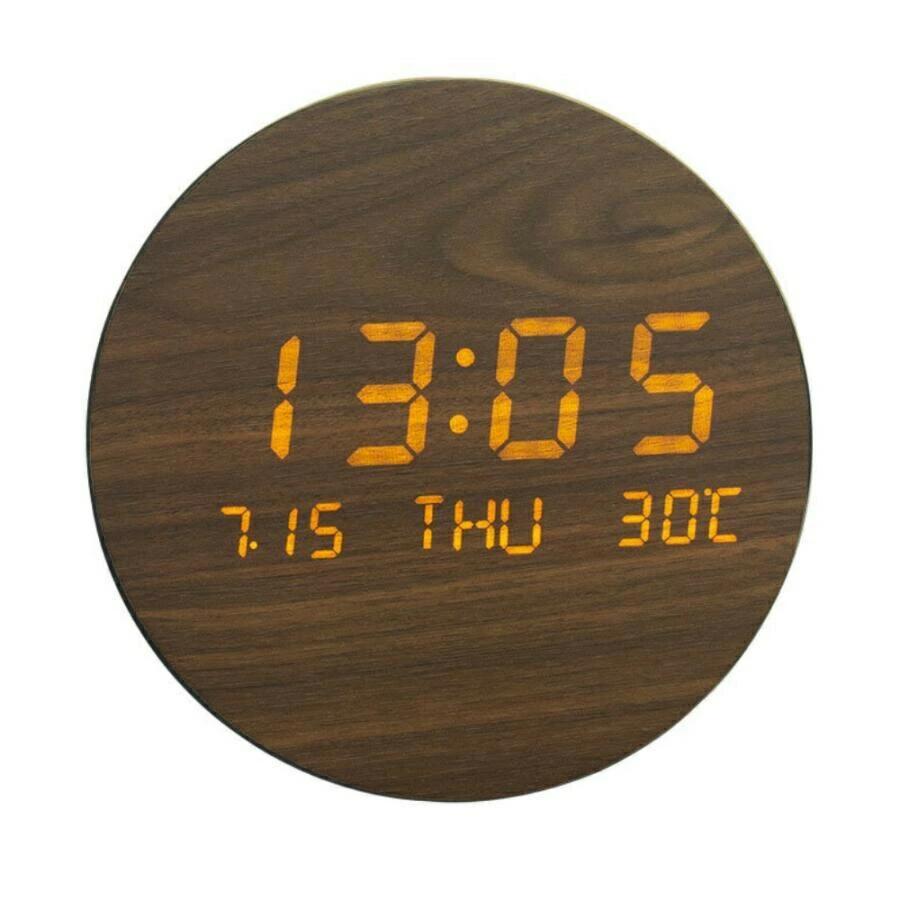 商品情報 【商品名】 丸型壁掛け時計 時計 クロック 北欧風 【シンプルな設計】 シンプルなデザインと贅沢なナチュラルカラーがお部屋をよりスタイリッシュに演出します。 【省エネ技術】 高度な省エネ技術を搭載し、周囲が静かな場合、LED デジ...