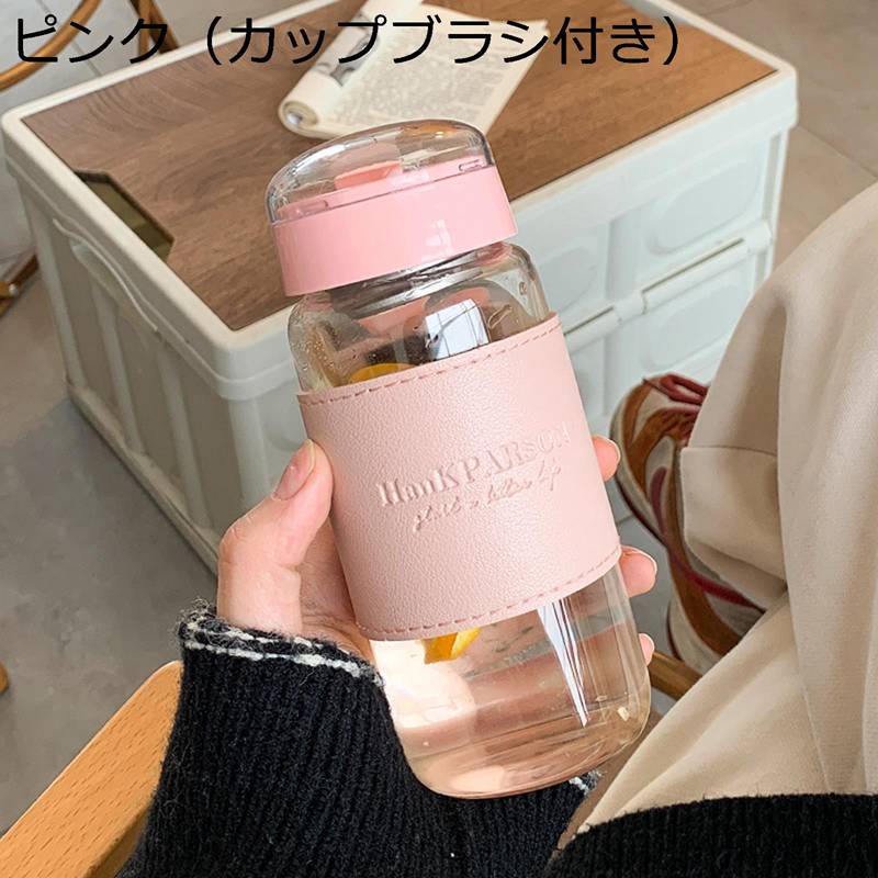 説明 【製品仕様】 製品名：ウォーターボトル 容量：450/250ML 素材：ガラス 素材：PC / PP / 耐熱性：0-100℃ ■適用性：軽くて持ちやすい水筒で、通勤、通学、収納、ショッピング、ビジネス、国内、出張。あるいは、夏でも冬...