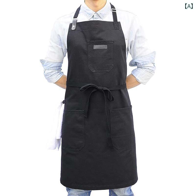 ・カテゴリ: エプロン・エプロンタイプ: 袖なし・用途: 防汚・素材: 厚手帆布、デニム・サイズ: フリーサイズ・スタイル: モダンシンプル・柄: 無地・カラー展開: ブラック、キャメル・対象: 男女兼用、ティーン、大人、高齢者エプロン 男...