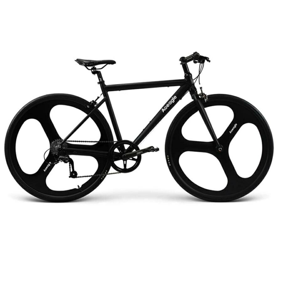 ブラック ロードバイク 18段変速 アルミニウム合金シ 700C 風を壊す ロード バイク 2022 3つのナイフホイール 自転車 自転車本体 通勤 Uブラック ロードバイク 18段変速 アルミニウム合金シ 700C 風を壊す ロード バイ...