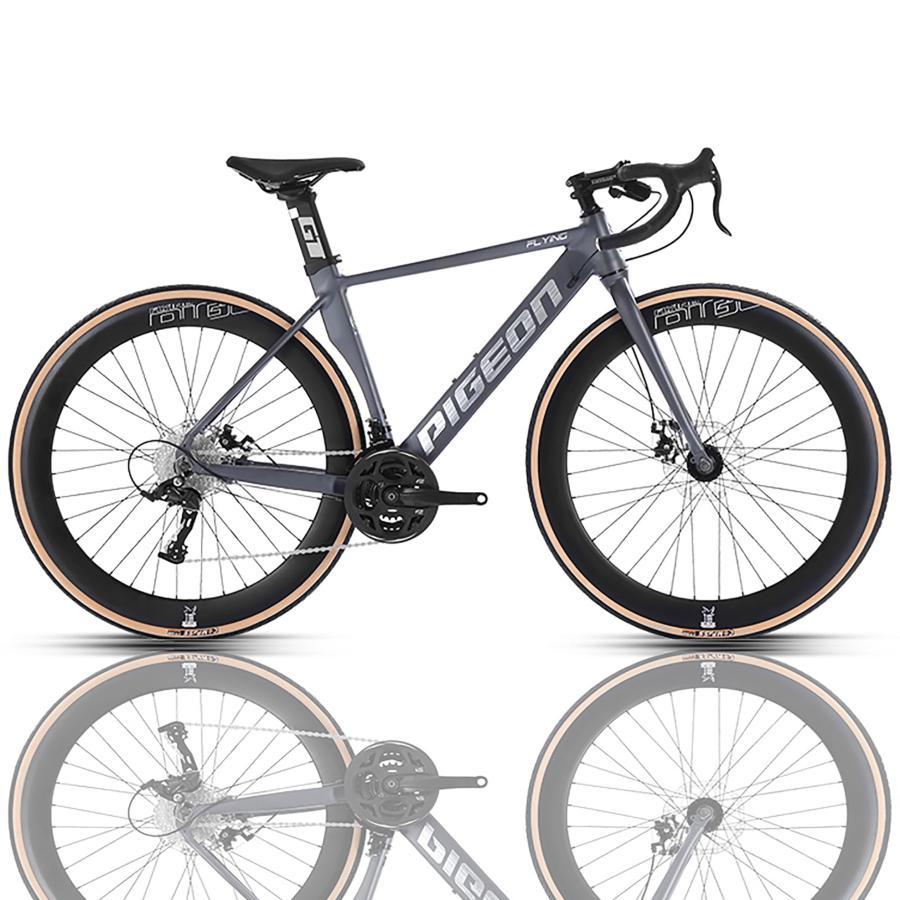 ロードバイク700C*28C 自転車 軽量アルミ製 内部配線 ドロップハンドル 前後ディスクブレーキ 身長165-195cmcmに適しています 通勤 通学ロードバイク700C*28C 自転車 軽量アルミ製 内部配線 ドロップハンドル 前後デ...