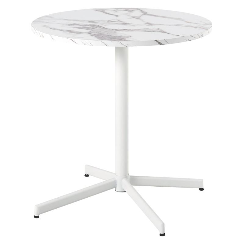 &nbsp;商品説明 ■商品サイズ（外寸） (約)幅65×奥行65×高さ70cm ■成分材質 天板:合成樹脂化粧繊維板(メラミン樹脂)、脚部:スチール ■内寸及び補足説明 ■組立式■アジャスター付 &nbsp;納期について ■ご注文後メーカ...