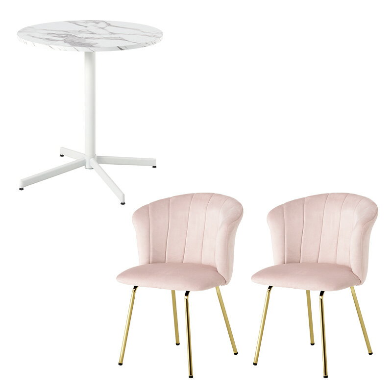 &nbsp;商品説明 ■商品サイズ（外寸） テーブル:(約)幅65×奥行65×高さ70cm、チェア:(約)幅57×奥行54×高さ77×座面高45cm ■成分材質 テーブル:合成樹脂化粧繊維板(メラミン樹脂) スチール、チェアー:積層材 スチ...