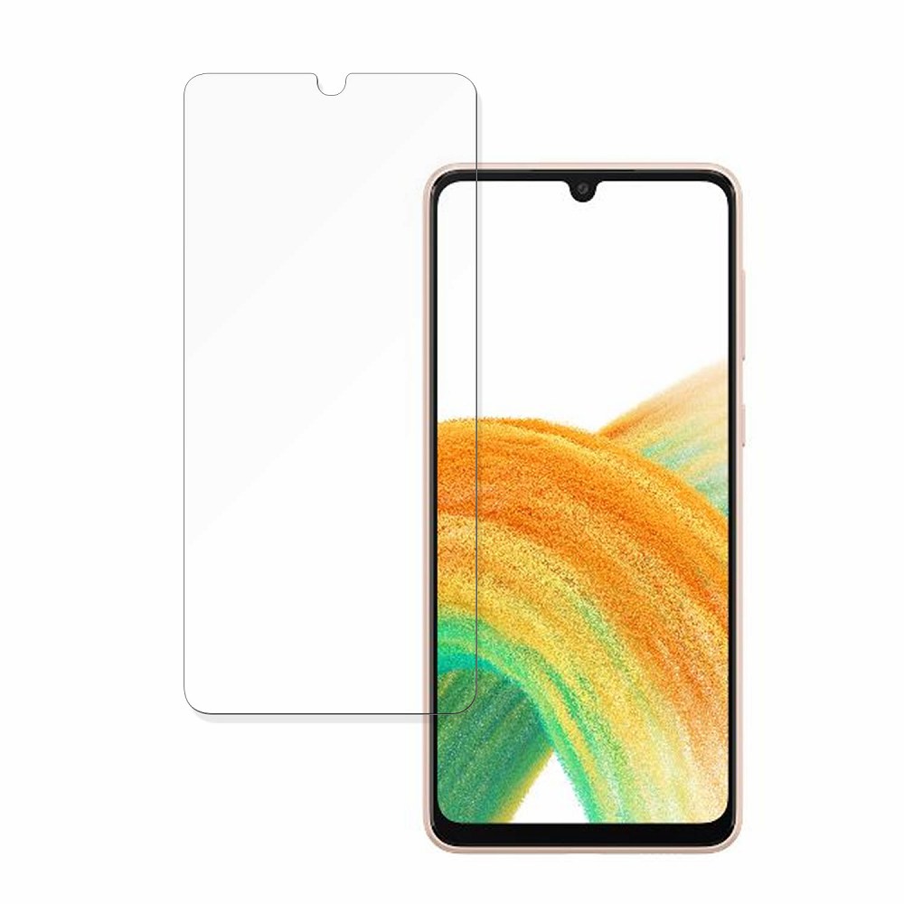 サムスン Galaxy A33 5G 向けの 保護フィルム 【曲面対応 光沢仕様】 ブルーライトカットフィルム キズ修復 日本製 ●対応機種：サムスン Galaxy A33 5G 6.4インチ ※実際の商品は、商品画像と比較して、形状(切り...
