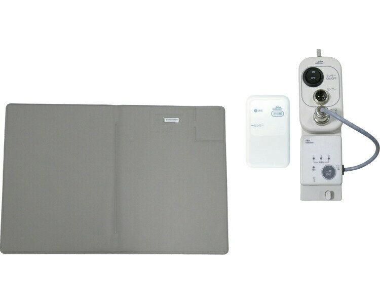 ●サイズ／センサーマット：幅91×長さ61×厚さ0.5cm●重さ／1.5kg●材質／PVC●電源／AC100V●受信距離／100m（見通し）●一方向・床に敷いて使うタイプのワイヤレスセンサーです。※折り目以外の部分でセンサーマットを折りたた...