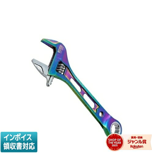SPD-30GMPギアワイドモンキレンチ虹のように様々な色が調和し、華やかさと鮮やかさが融合した神秘的な美しさが特徴的な虹色チタンコーティングを採用しました六角ボルト・ナットの締付け、緩め作業17mmラチェットレンチとの融合による効率化モン...