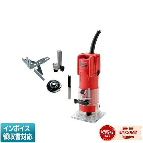 EWT-450Nトリマー450Wウッドクラフトの定番商品です木材の縁の飾り面加工、文字彫り、溝掘り加工握りやすく、操作しやすい細径ボディですゴムローラ式で切り込み深さの微調整が簡単ですワンタッチ式ベースロック機能でベースの固定・解除が簡単で...