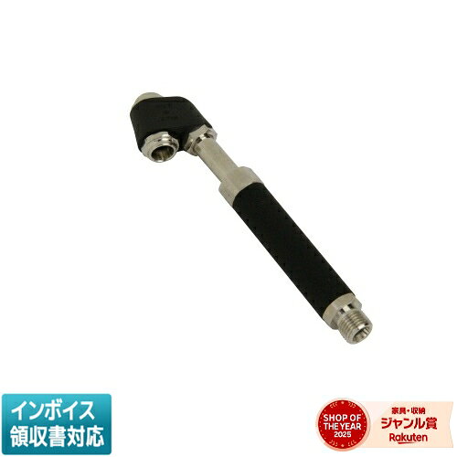 SAC-6PFエアチャックW型140しっかり握れて冷たくないゴムグリップを採用したエアーチャックですバイク、小型・中型自動車用タイヤの空気入れ対象物にやさしい樹脂ヘッドですダブルタイヤにも対応のエアチャックです一目で分かる用途別ヘッドです(...