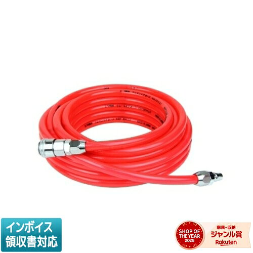 EUH-10RL8.5ウレタンエアホース10m内径8.5mmの大流量ウレタンエアホースですエアホース内径8.5mmなのでインパクトレンチ等のパワーが必要な作業に最適です●サイズ：内径8.5mm×外径12.5mm●ホース長：10m材質●ポリウ...