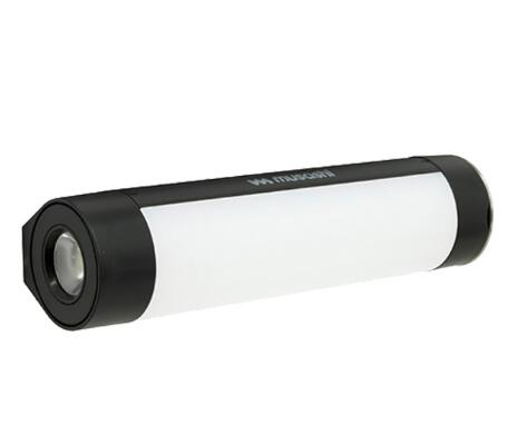 【仕様】 ●本体サイズ：W153×D41×H38（mm） ●重量：約155g ●電球：メインライト4W/懐中電灯1W 　　　　白色LED設計寿命約4万時間 ●電源/充電池：リチウムイオン電池3.7V/1800mAh 　　　　充放電サイクル3...