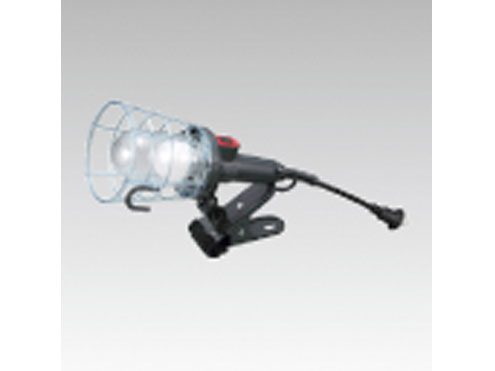 省エネ・長寿命のLED＆蛍光灯ランプの2タイプ。 【特長】●水粉じんに強い安心の屋外用防雨型です。●オール樹脂製で軽量かつ強靱で衝撃にも強いです。 【仕様】●明るさ(lm):500●コード長さ(m):0.3●タイプ:LED 【仕様2】●クリ...