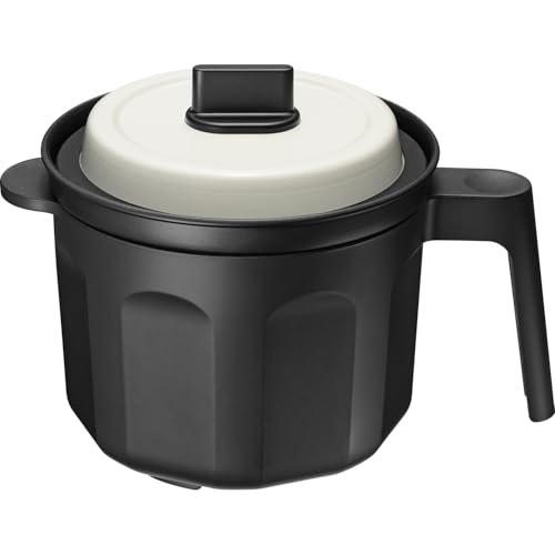 ブラック/レンジマルチポット/RE-7759・パッケージ個数:1・パリージュ レンジマルチポット 1.4L・電子レンジで簡単調理。深さのあるポット型だから「炊く」「茹でる」「蒸す」調理にも対応します。・商品サイズ(約):幅22.2×奥行15...
