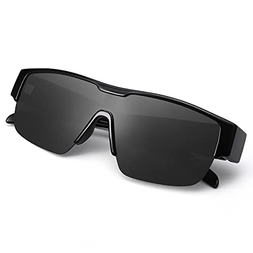 モダンブラック/1個/-・Color:ブラック・【機能な偏光サングラス】高品質の偏光レンズを採用し、路面や水面などからの反射した反射光や眩しさをカットでき、よりクリアな視界を提供します。さらに、反射光を抑えることで目への負担を軽減してくれま...