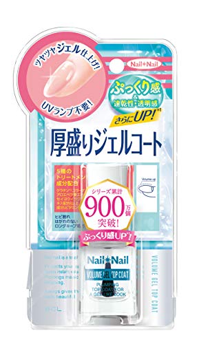 クリア/10ミリリットル (x 1)/69-8245-37・パッケージ個数:1・サイズ:10・内容量:10・スキンタイプ:全肌質対応●ネイルネイルの定番、ボリュームジェルトップコート●膜厚感・速乾性・透明感がさらにUP！●幅広のオーバルブラ...