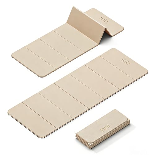 ミルクコーヒー色/180×61×0.8cm/-・Color:ミルクコーヒー色・【コンパクトな7つ折りデザインで収納&携帯に便利】 従来の巻き取り式と異なり、コンパクトな7つ折りデザインを採用。簡単に折り畳めて収納サイズになり、クローゼットや...