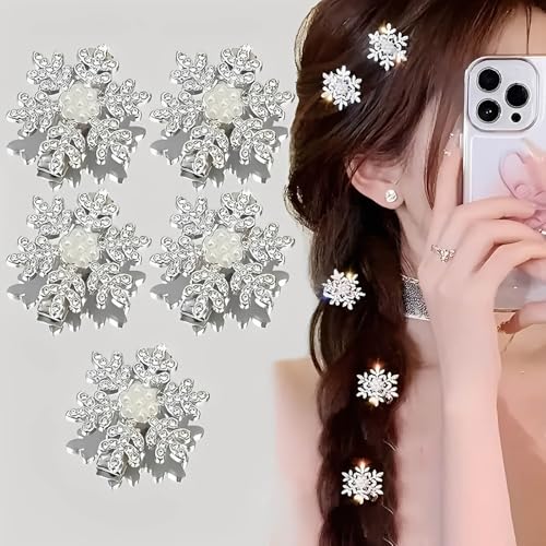 ファッション白/-/-・【商品仕様】ヘアクリップ5点セット、独特で愛らしい雪の結晶デザイン。・【高品質素材】上質な素材を使用しているため、長時間着用しても負担にならず、軽量で上品な雰囲気を醸し出します。・【優れたデザイン】クリップ式でしっか...