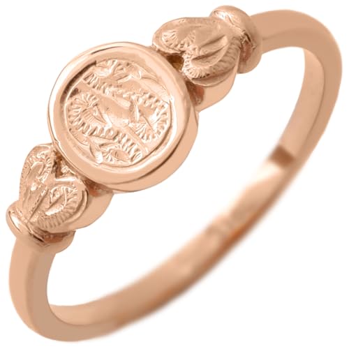 ハワイアンジュエリーピンクゴールド/7号/-・Color:ピンクゴールドRingSize:7・使用貴金属：ステンレススチール316L・太さ：約6.0mm・アーム：約1.5mm・リングサイズ：7号・付属品：ジュエリーバック