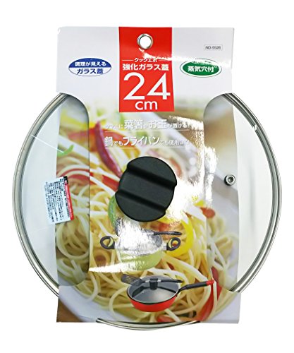 便利クリア/24cm/ND-5526・Style:便利・パッケージ個数:1・サイズ:幅24.6×奥行24.6×高さ6.7cm(選択サイズは、内径サイズになります)・重量:0.55kg・材質:本体/全面物理強化ガラス(蒸気穴付き)、ツマミ/フ...