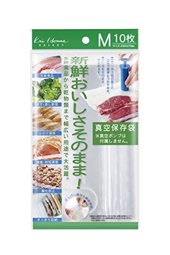 透明/230×275mm/DH2060・PatternName:保存袋 Mサイズ 10枚・パッケージ個数:1・230×275mm-
