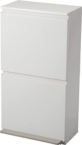ホワイト(ペダルグレー)/40L/6604・Color:ホワイト(ペダルグレー)Size:40L・パッケージ個数:1・素材・材質:ポリプロピレン・幅40×奥行28×高さ76cm・天板・本体容器＝PP、ペダル＝PS、スベリ止め＝シリコーンゴム...