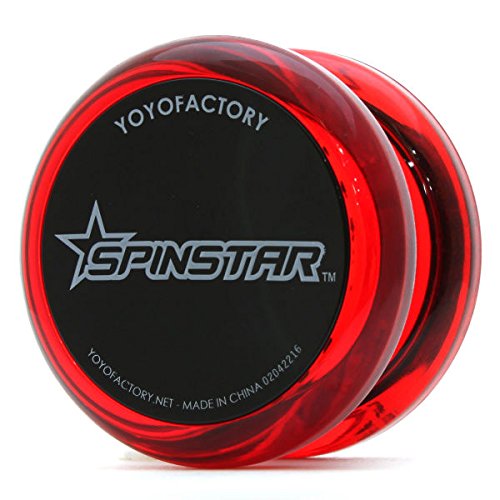 クリアレッド/ブラック/ワンサイズ/yyf-spinstar・Color:クリアレッド/ブラック・ヨーヨー初心者向けなのに長時間空転する、ローエッジV字シェイプ・ハイパーヨーヨー世代の大人はもちろん、子どもでも使いやすいサイズバランス・から...