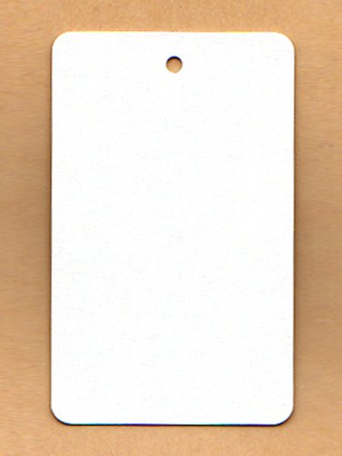 ホワイト/37×60mm/-・NumberOfItems:1000・パッケージ個数:1000・サイズ：37×60mm・紙：アイボリー#350（厚さ/0.45mm・色/白）・穴：直径2.5mm白無地ですので自由にお使いいただくことが出来ます。...