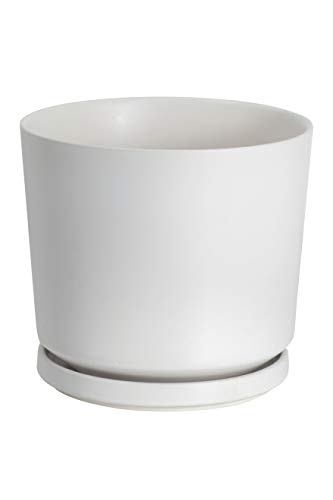 おしゃれホワイト/18cm/-・Size:18cmColor:ホワイト・【上質な材質】高品質の陶器で仕上げられで、高級感があります。陶器鉢材質が重いので、安定感があります。植物の美しさを引き立て、どんなインテリアの雰囲気に合わせやすい。・【...