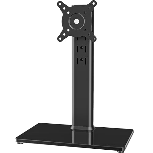 ミニマリストブラック/SINGLE 13-32 MONITOR STAND/-・Size:SINGLE 13-32 MONITOR STAND・互換性?シングルコンピューターモニターマウント、13、15、17、19、21、23、27、30、...