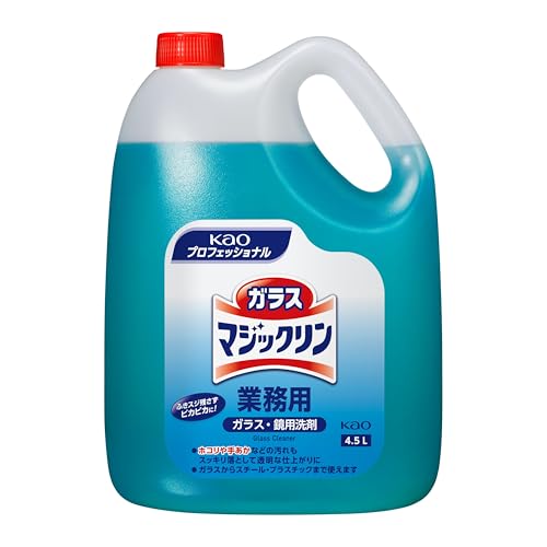 レッド/4.5リットル (x 1)/ガラスマジックリン・パッケージ個数:1・容量(L):4.5・梱包数(個):4商品紹介 ●ホコリや手あかなどでくもった窓や鏡、ガラスケースなどの汚れもスッキリ落とす、ガラス・鏡用洗です。●2度ぶきなしでもふ...